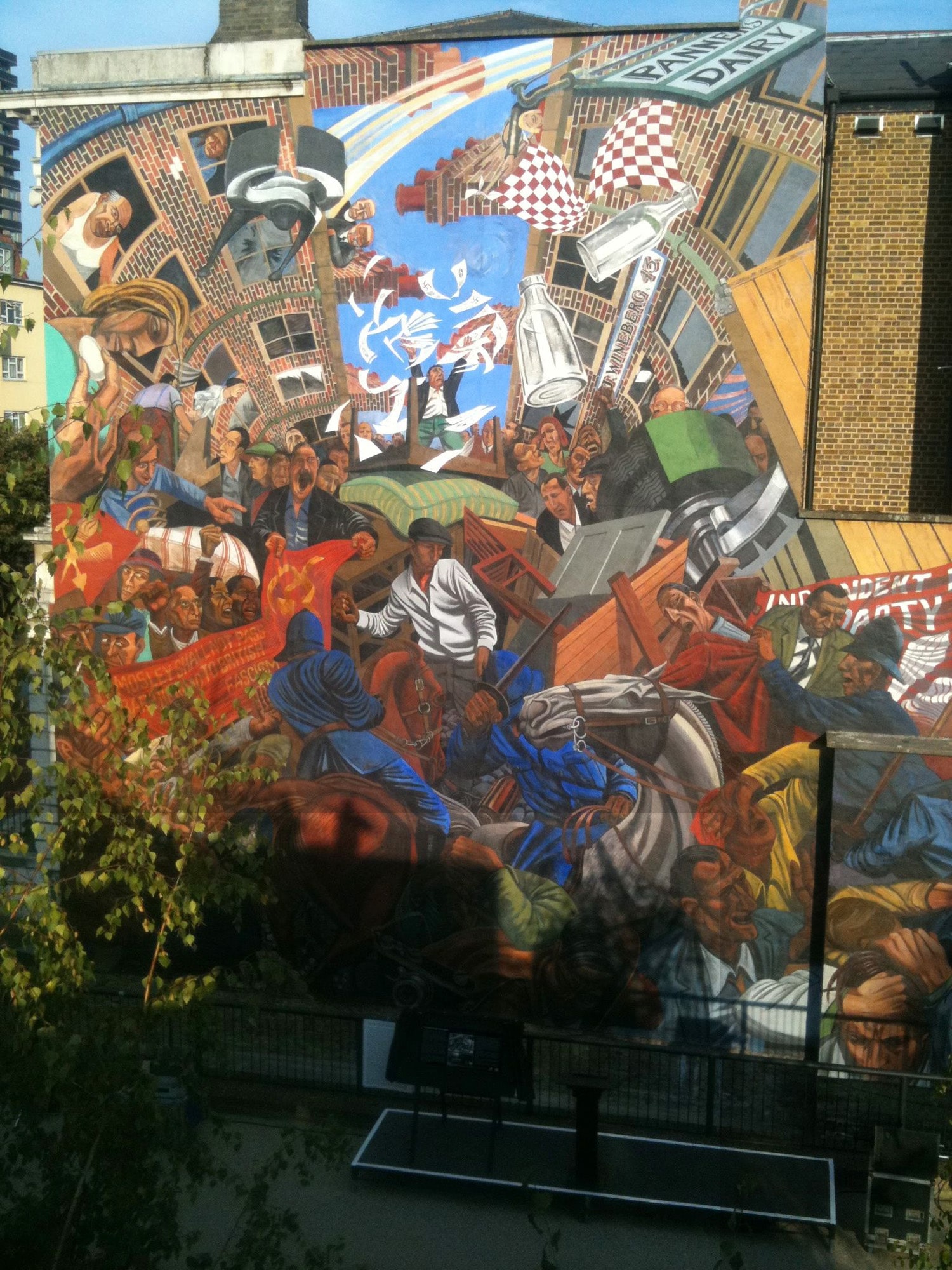 Paul Butler – ‘The Battle of Cable Street’, 1982 – For Walls With Tongues