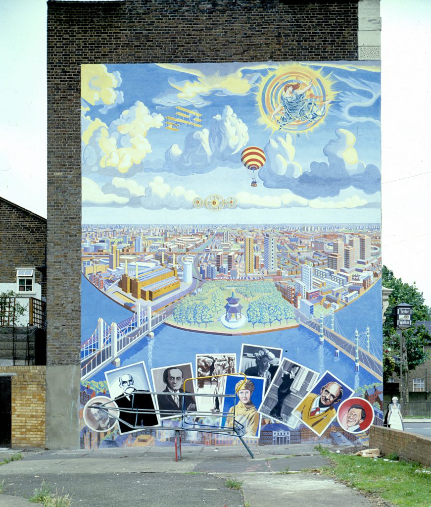 Barnes, Murals after 1985 – For Walls With Tongues