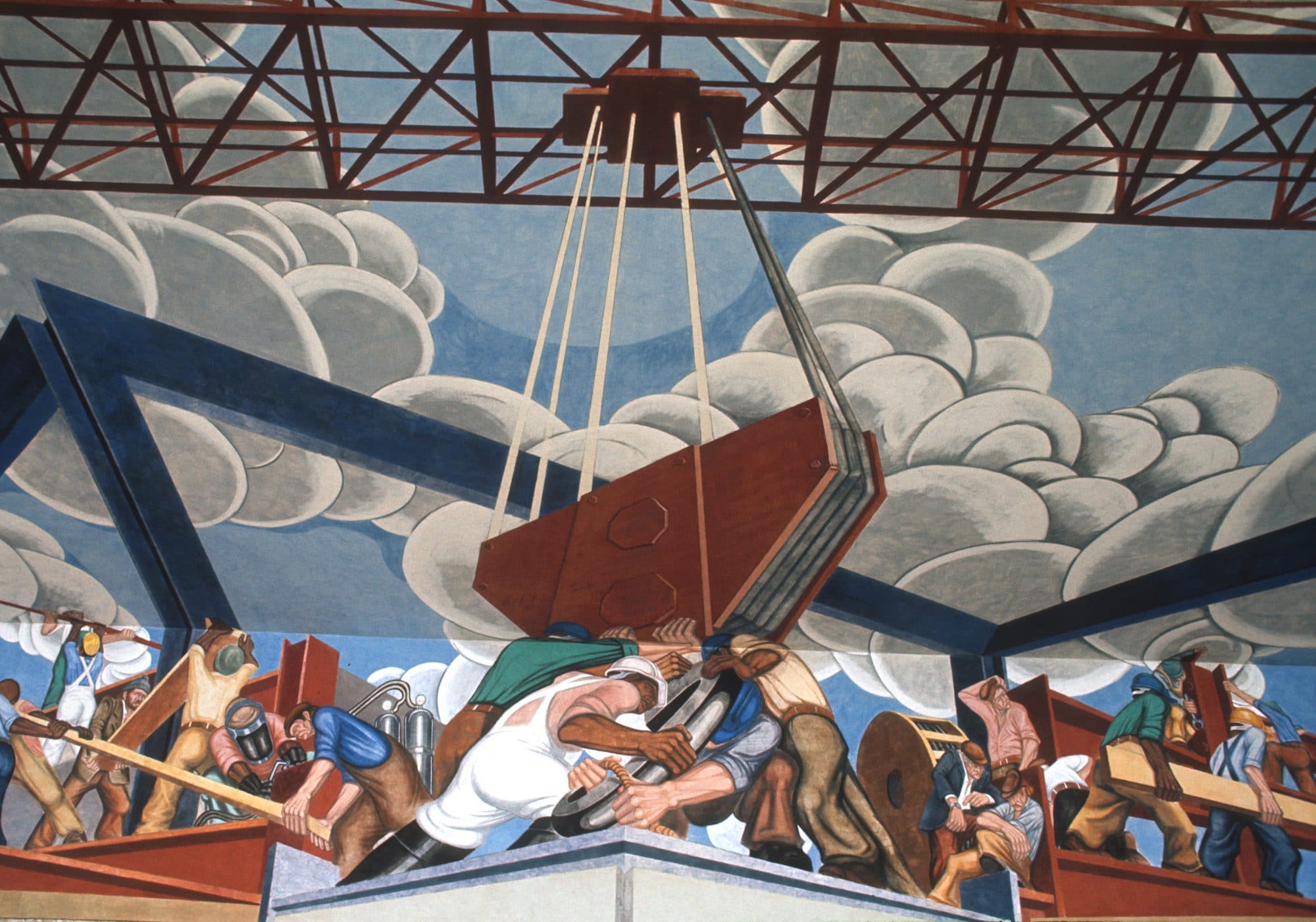 Royal Oak, Westway: Desmond Rochfort – ‘Construction Workers’.1976-77 ...