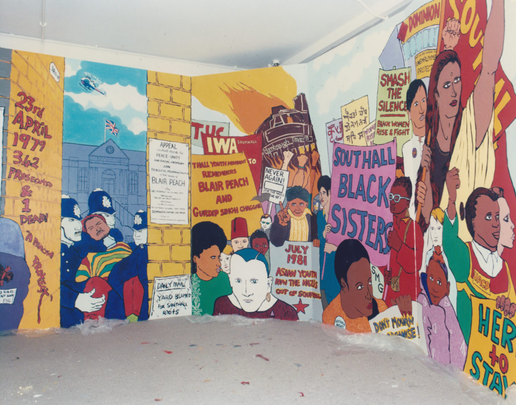 Southall Mural – Dr. Chila Kumari Burman & Keith Piper – For Walls With ...